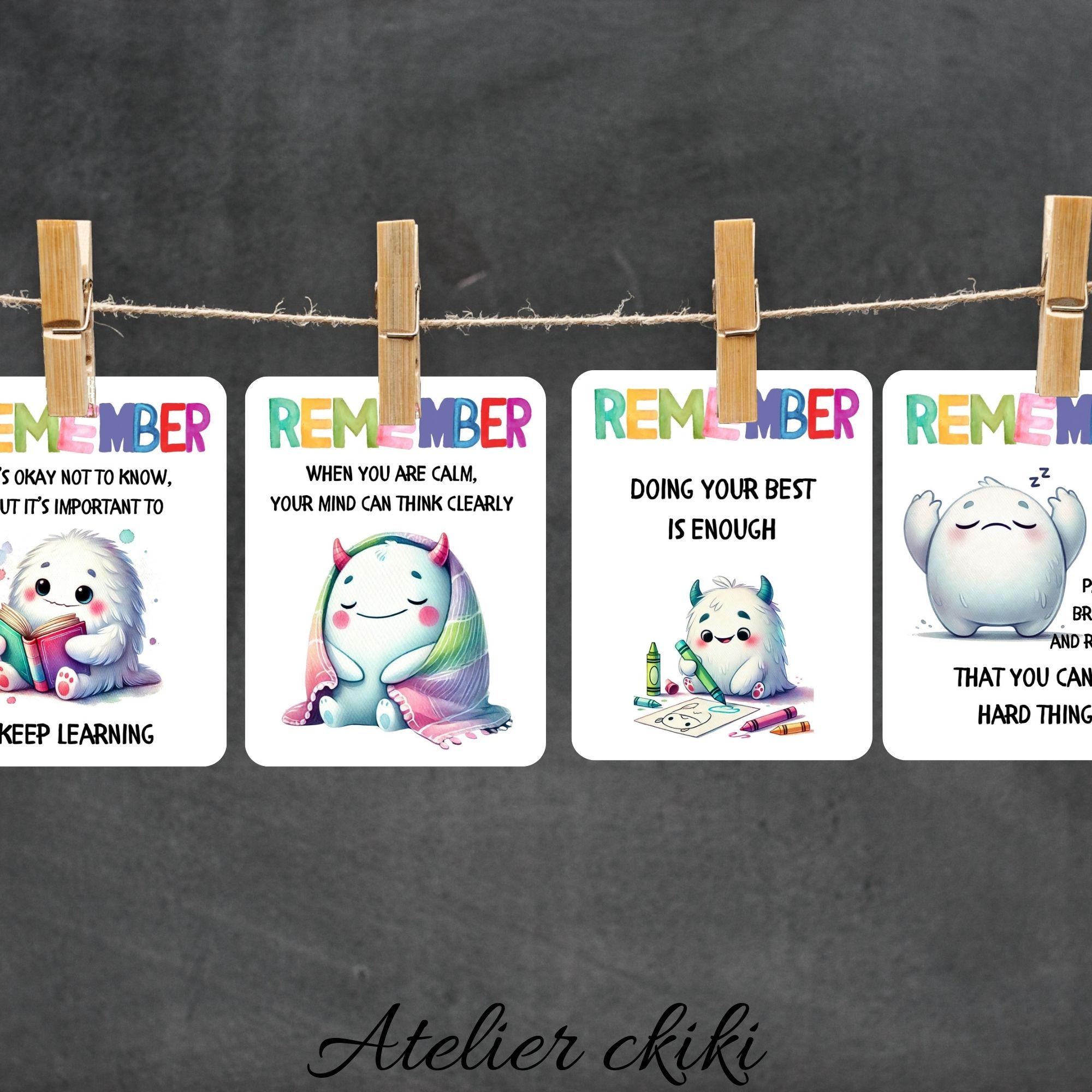Calm Corner Affirmation Posters Bundle, Emotional Regulation, Classroom ...