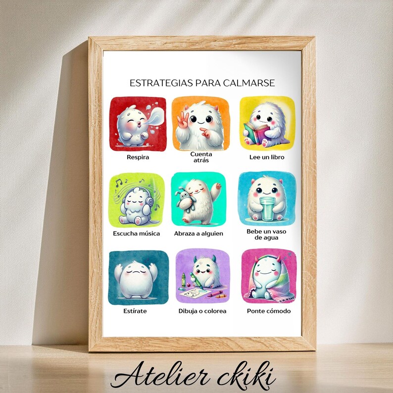 Rincón De La Calma Mega Pack | Tarjetas Y Pósters De Emociones | Rueda ...