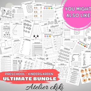 Tracing Mega Bundle, Preschool Worksheet, Fine Motor Skills, Alphabet ...