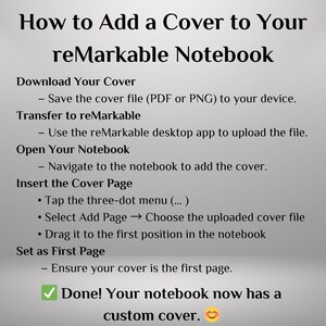 Cover for Remarkable Paper Pro Template Colored Notebook Cover Pages ...