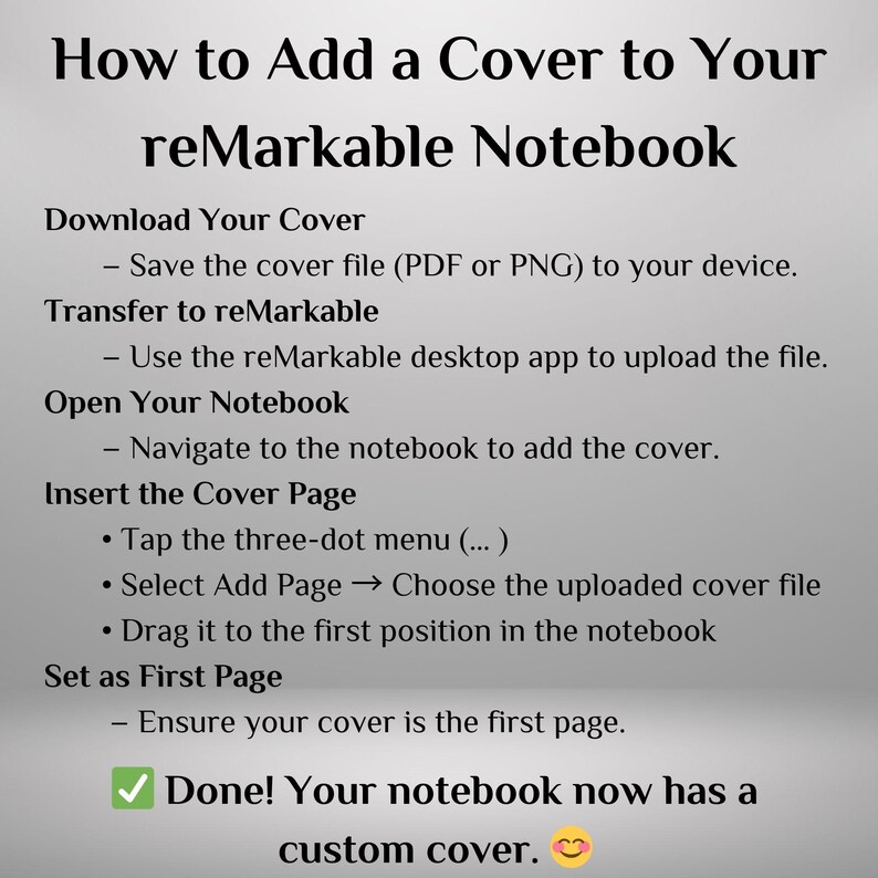 Cover for Remarkable Paper Pro Template Colored Notebook Cover Pages ...