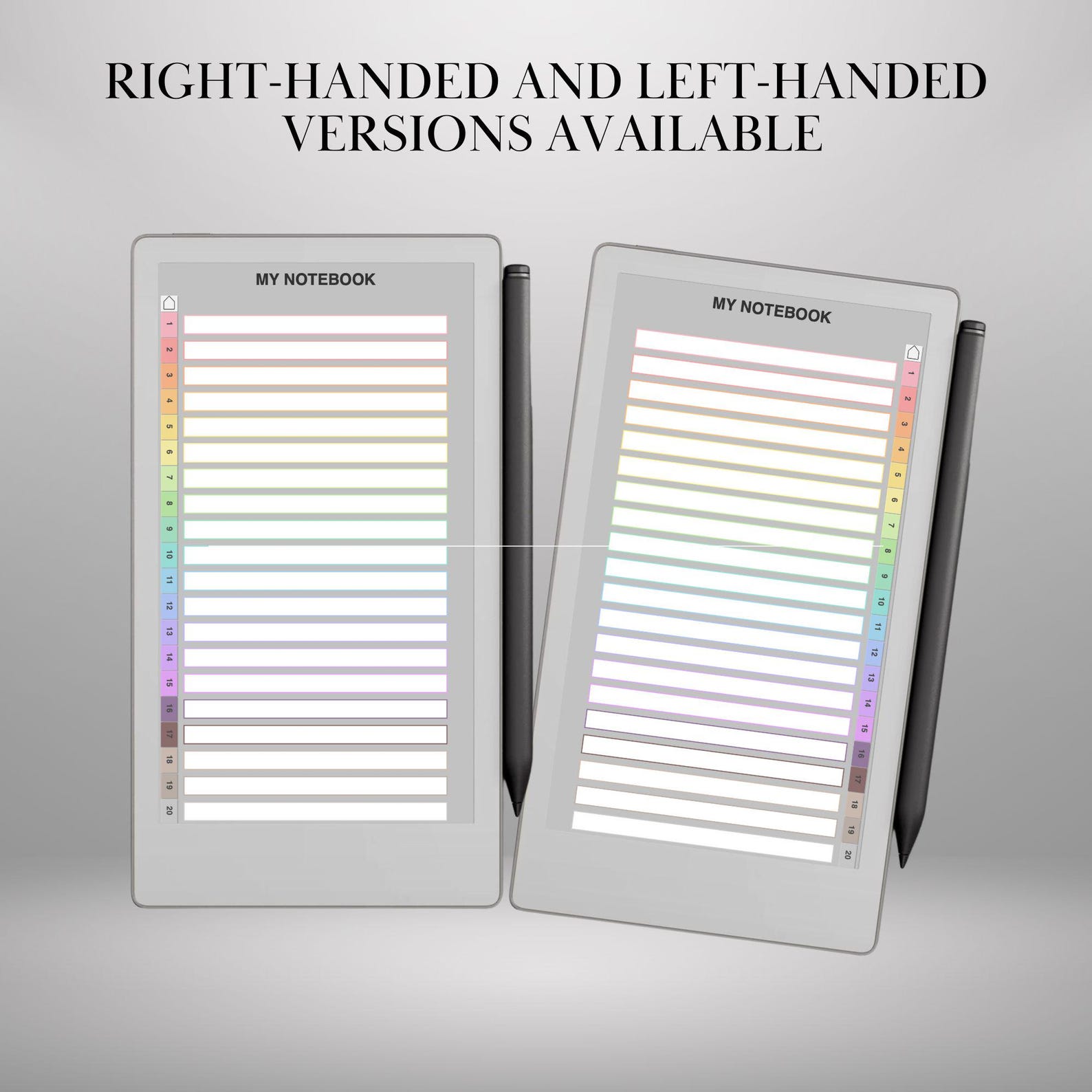 Custom Notebook Template Creator for Remarkable Paper Pro Move, Rm2 ...