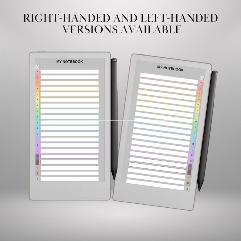 Custom Notebook Template Creator for Remarkable Paper Pro Move, Rm2 ...