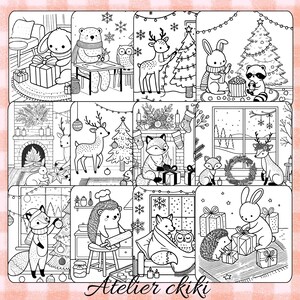 30 Cozy Hygge Winter and Christmas Coloring Pages | Cute Holiday ...