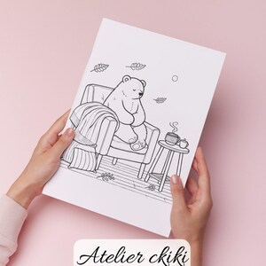 30 Cozy Hygge Fall Animal Coloring Pages | Cute Woodland Creatures ...