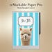 Cover for Remarkable Paper Pro Template Colored Notebook Cover Pages ...