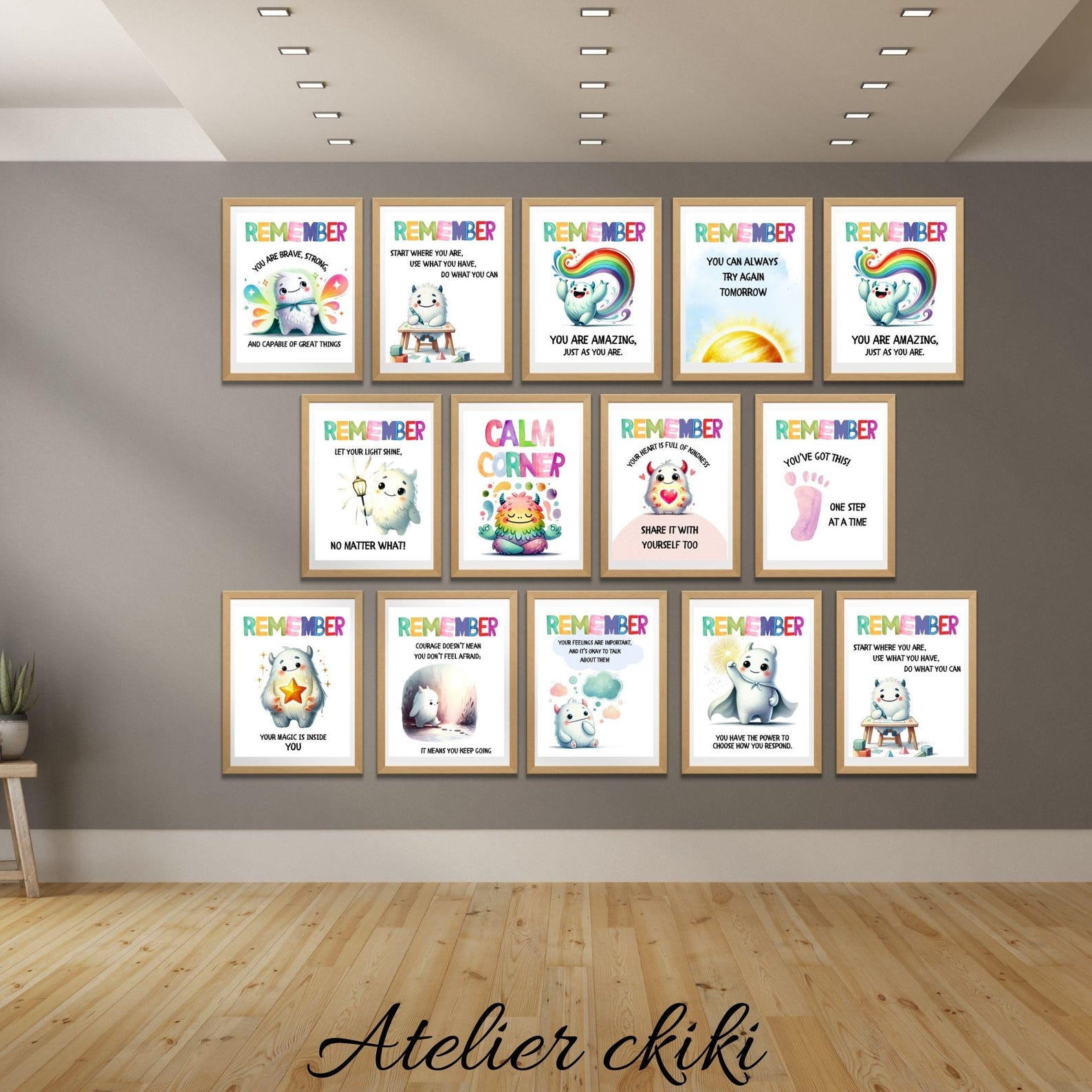 Calm Corner Affirmation Posters Bundle, Emotional Regulation, Classroom ...