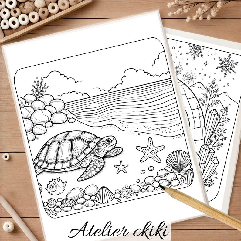 30 Hygge Houses Coloring Pages Relaxing and Mindful Coloring for Adults ...