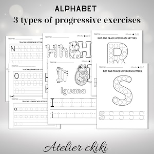 Tracing Mega Bundle, Preschool Worksheet, Fine Motor Skills, Alphabet ...