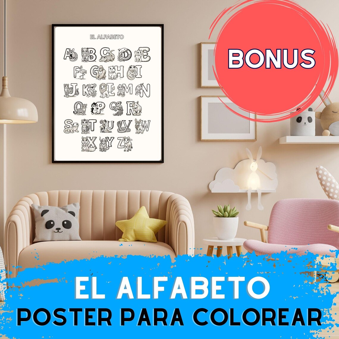 Spanish Alphabet | Abecedario | Animales Adorables | Imprimibles Para ...