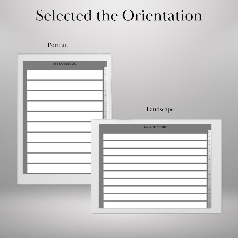 Custom Infinite Notebook Template Creator for Supernote A5X Manta, A6X ...