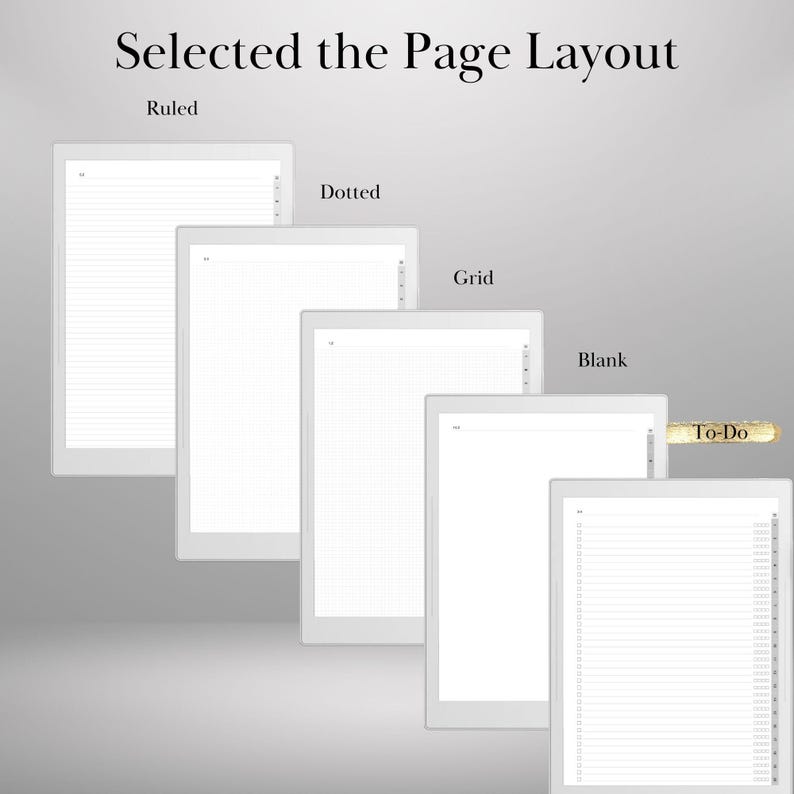 Custom Infinite Notebook Template Creator for Supernote A5X Manta, A6X ...