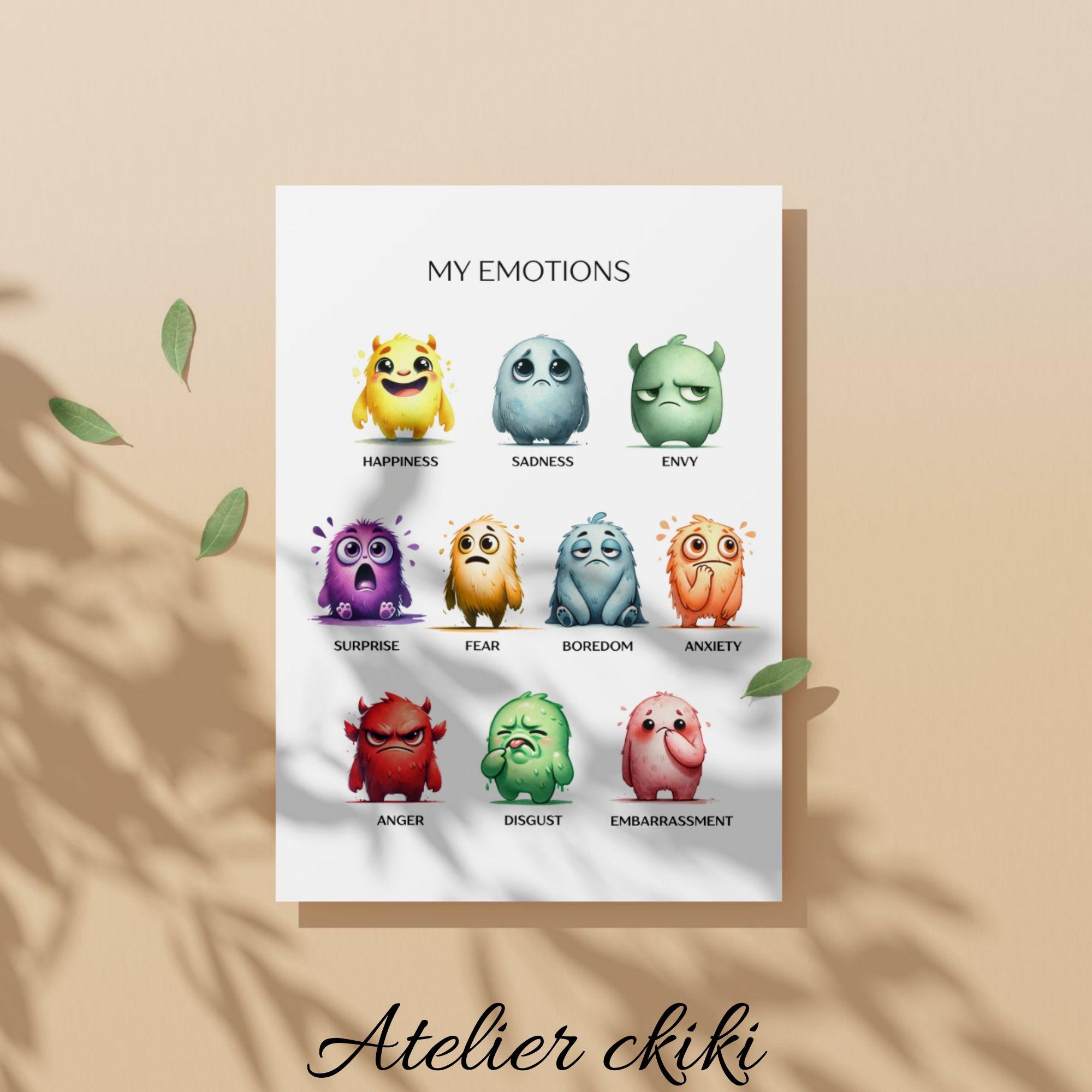 Emotions Awareness Posters, Calm Corner Posters, Emotional Regulation ...