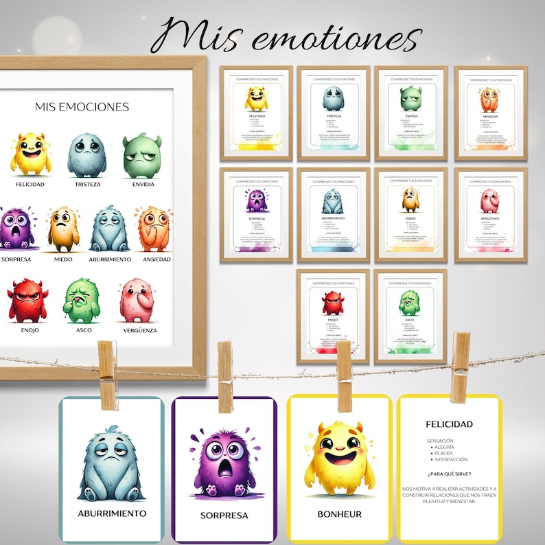 Rincón De La Calma Mega Pack | Tarjetas Y Pósters De Emociones | Rueda ...