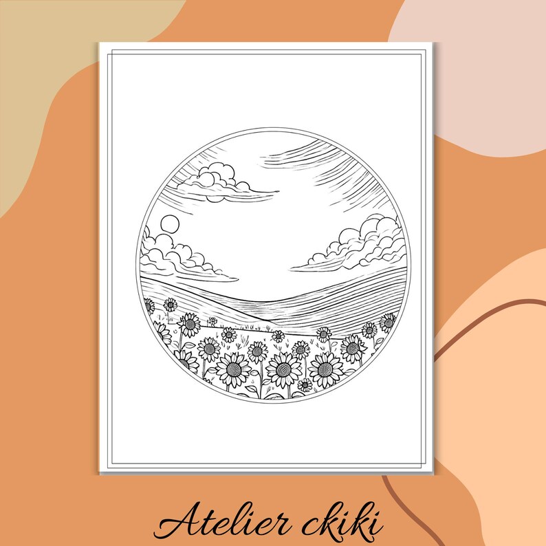 30 Minimalist Coloring Pages Boho Coloring Pages Elegant Scenery ...