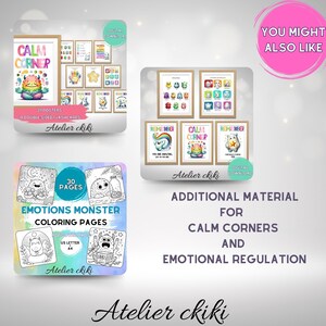 Feelings Chart Poster | Zones of Regulation Poster | Calm Corner ...