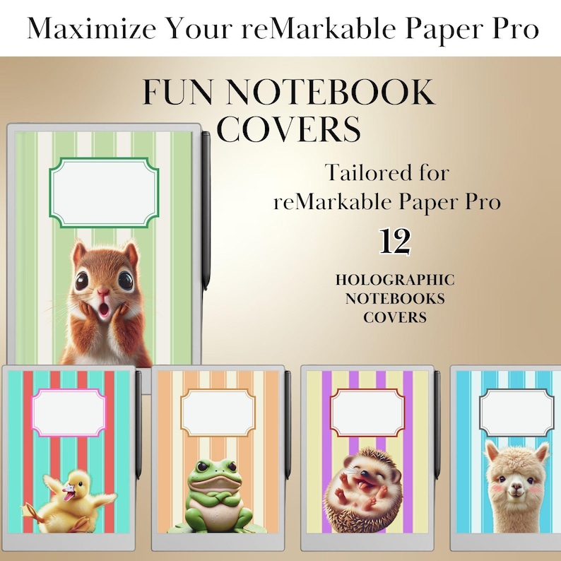 Cover for Remarkable Paper Pro Template Colored Notebook Cover Pages ...