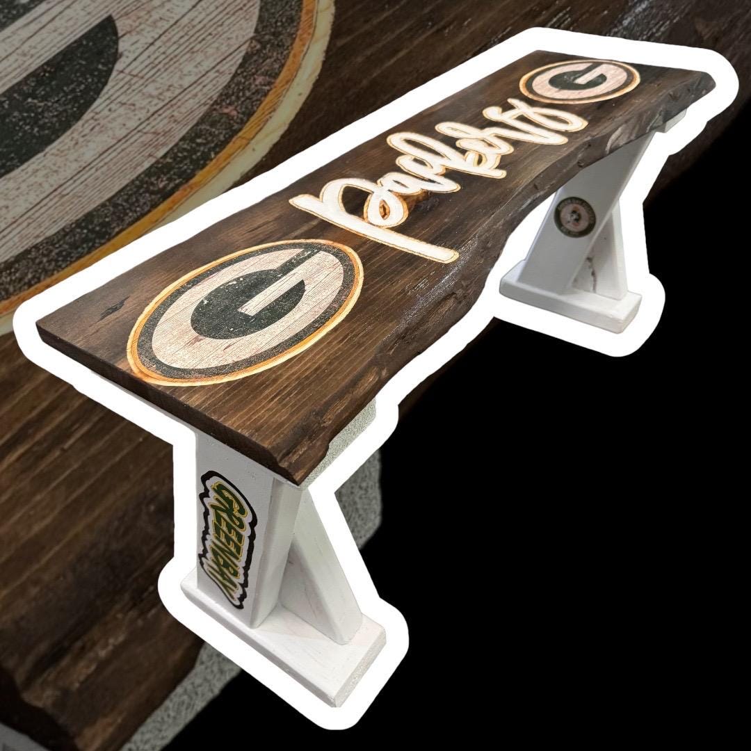 Greenbay Packers Inspired Bench - Etsy