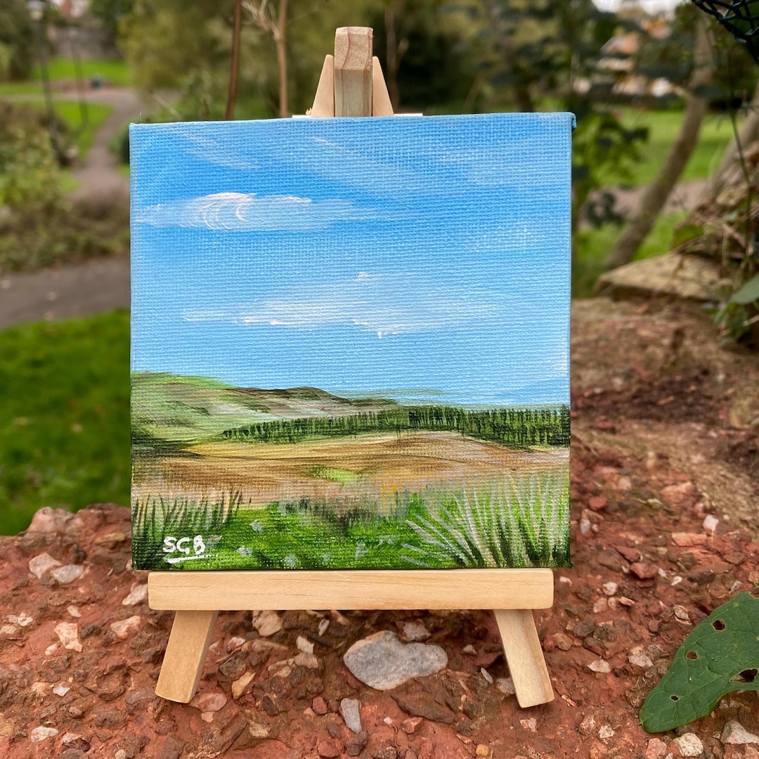 The Moors Miniature Painting on Mini Easle - Etsy