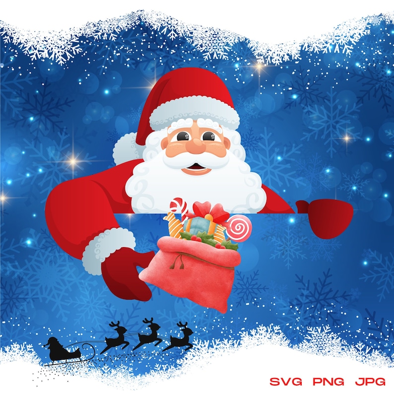 Santa Claus Svg, Christmas Svg, Santa Png , Santa Face Svg, Instant ...