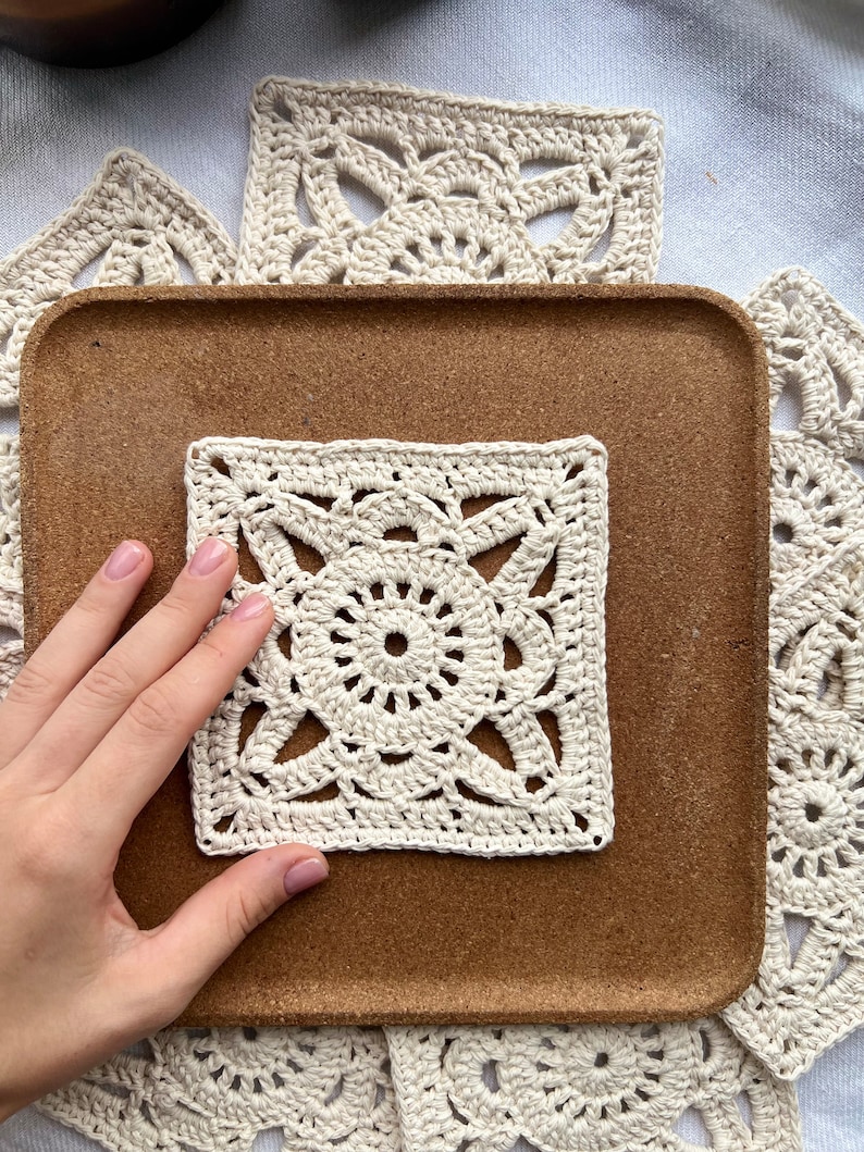 Crochet Placemat Pattern full Process With 4K Video - Etsy