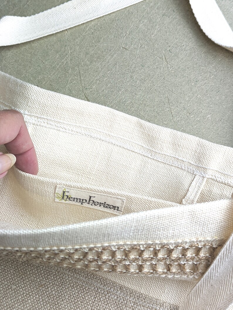 Hemp 2 Tone Tote With Pocket, This is the Ultimate in Cool Designer ...