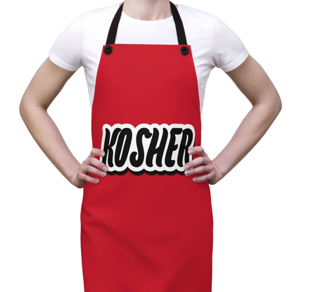 Kosher Chef's Apron - A Must-have for Home Cooks! - Etsy