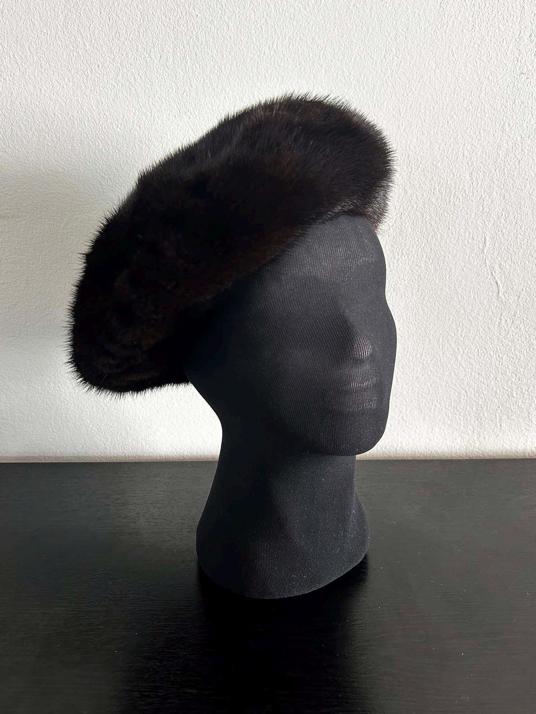 Vintage Fur Hat, Fur Barrette, Baret Hat, Fur Hat - Etsy