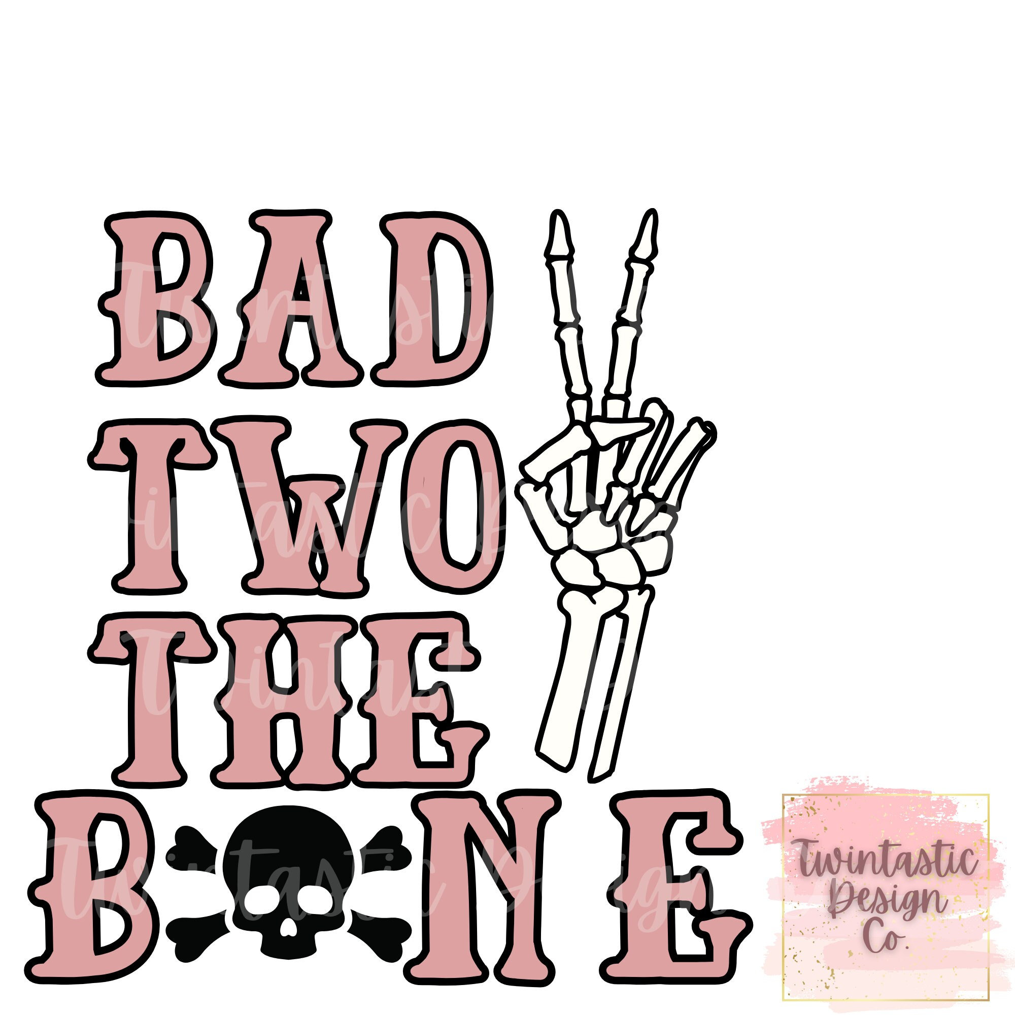 Bad Two the Bone PNG - Etsy