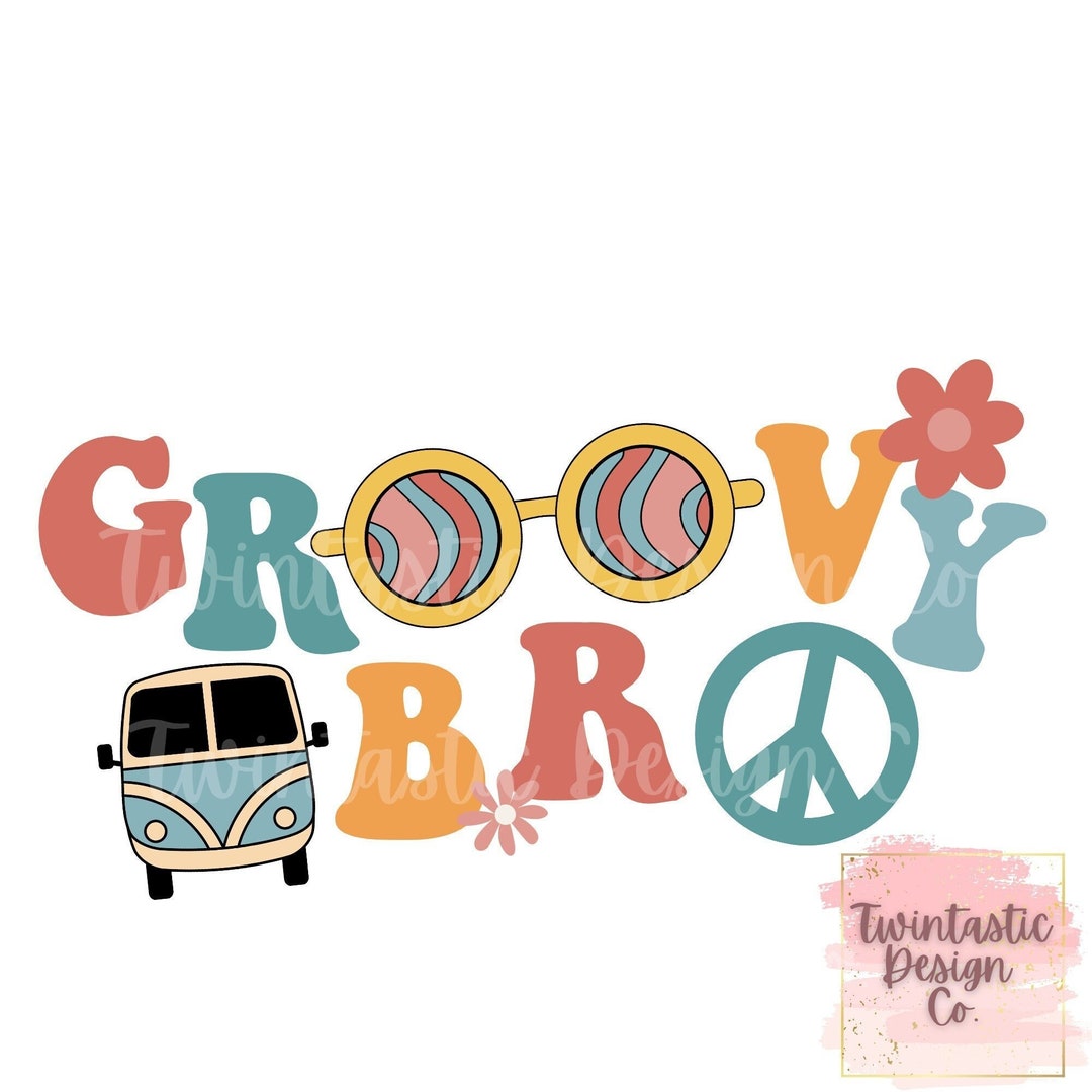 Groovy Bro PNG - Etsy