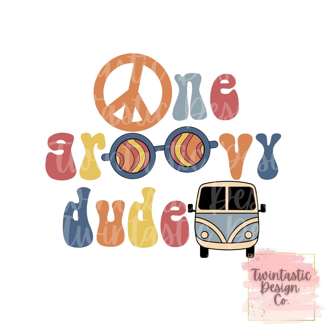 One Groovy Dude PNG - Etsy