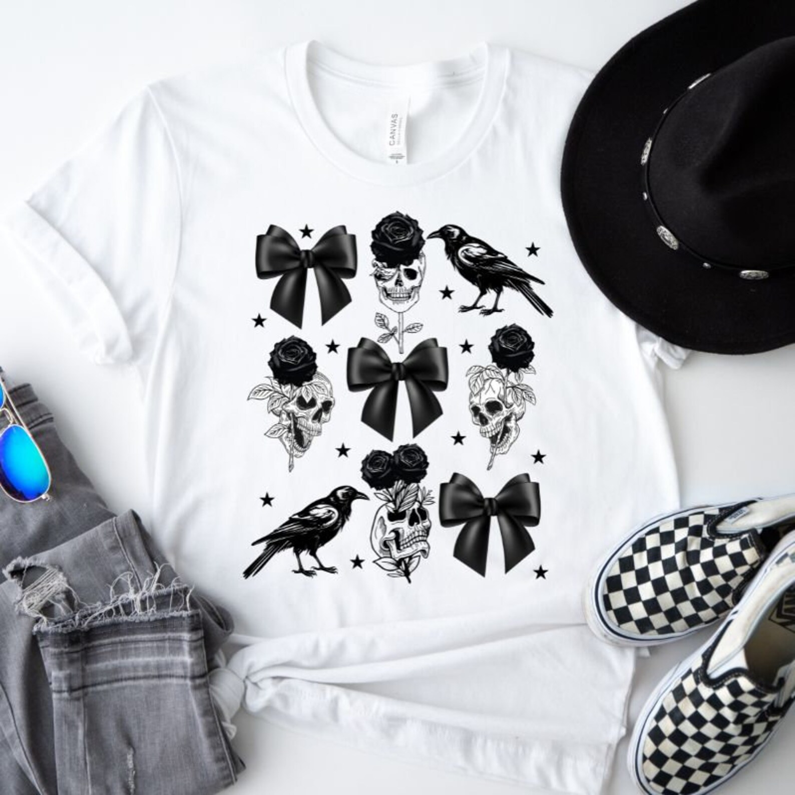 Black Bird & Skull Halloween Design PNG Digital Download - Etsy