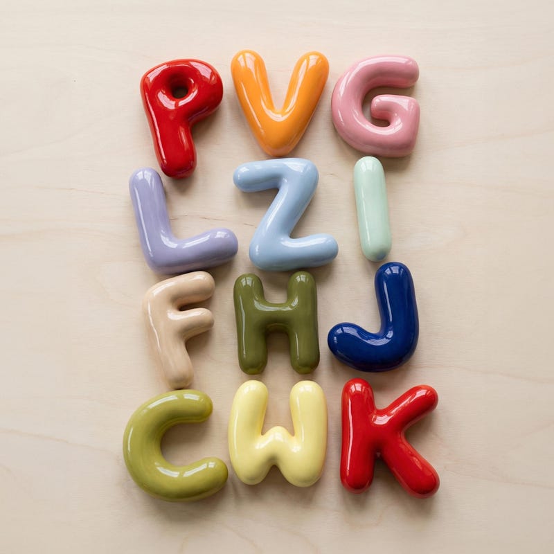 Ceramic Room Letters - Etsy