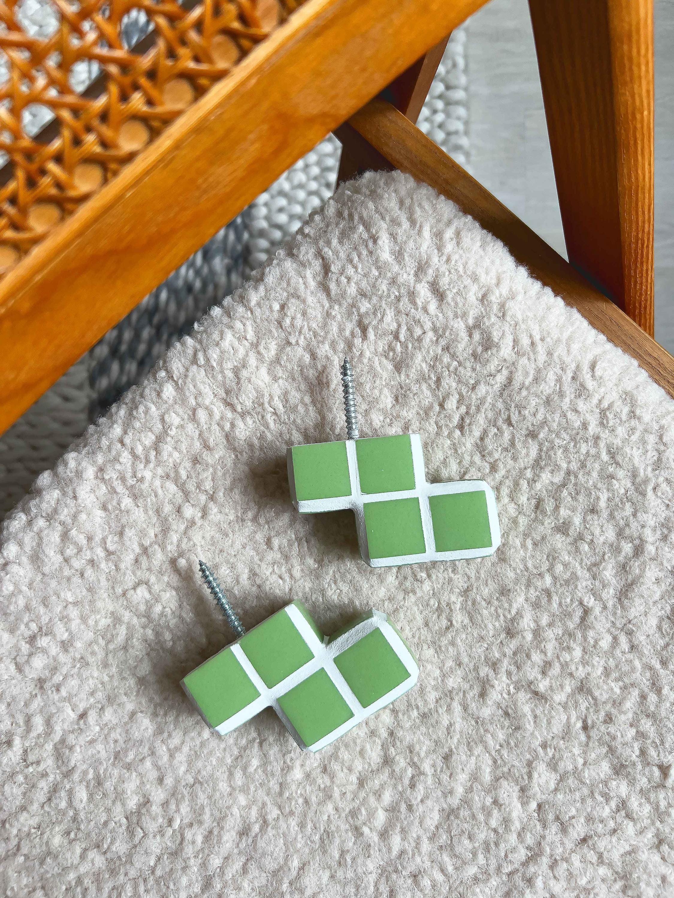 Wall Hook | Tiles | Tile Hook | Mosaic | Blue | White | Hook | Coat ...