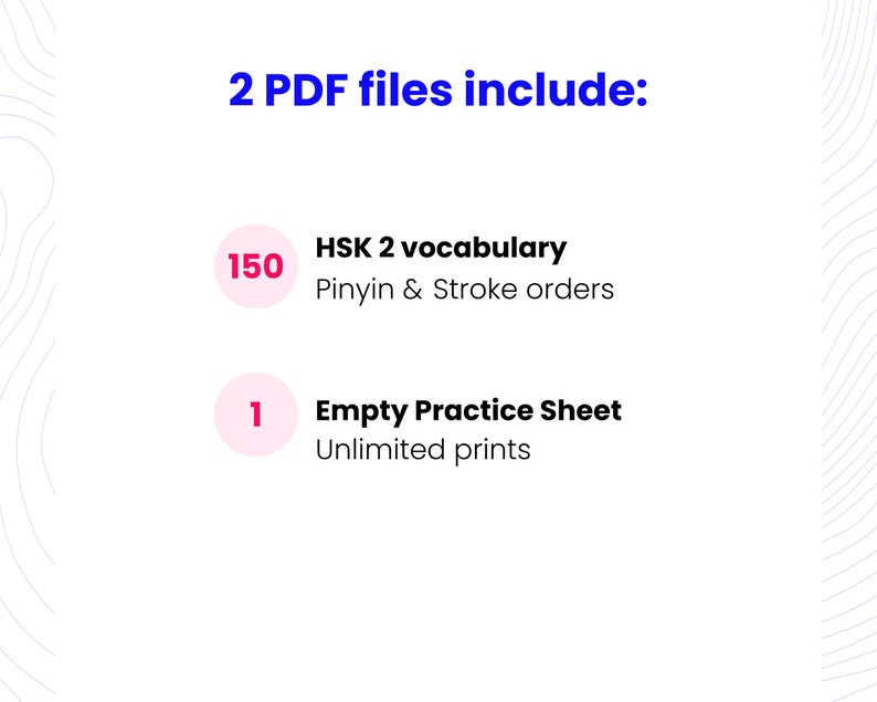 HSK 2 (2.0) Vocabulary | 150 Simplified Chinese Characters Writing ...
