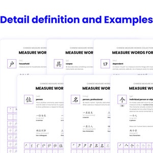 6 Most Common Chinese Measure Words for People, Simplified Chinese ...