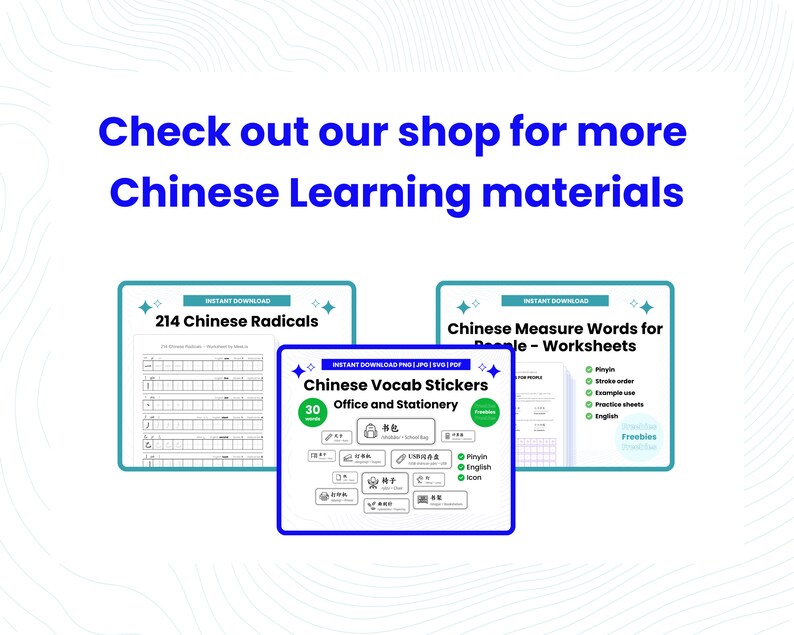 HSK (2.0) 1-6 Bundle, 2500 Simplified Chinese Characters, Writing ...