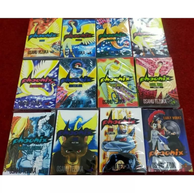 Phoenix Manga NEW Full Set Volume 1-12 (END) by Osamu Tezuka English ...