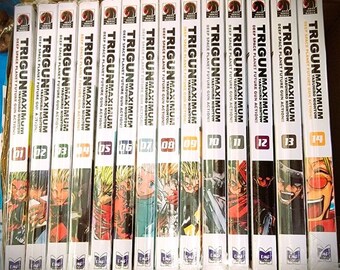 Trigun Maximum Manga Volume 1-14 Complete Set END by Ysuhiro Nightow ...