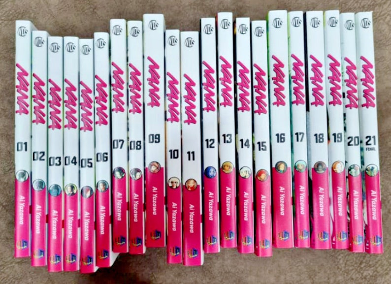 NANA Manga Volume 1-21 End Full Set English Version by Ai Yazawa Comic ...