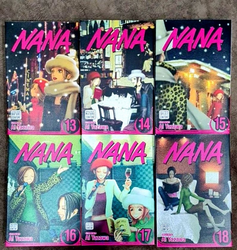 Anime Comic NANA Volume 1 - 21 Complete Full Set Manga by Ai Yazawa ...