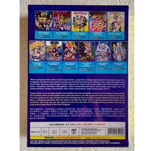 Sailor Moon Complete Tv Series Collection Box Set Anime DVD (1-239 ...