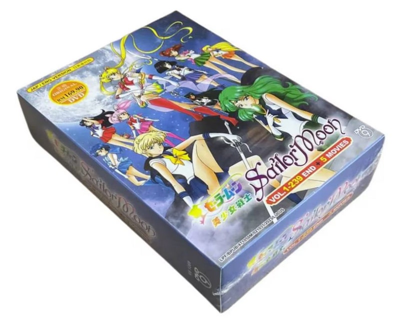 Sailor Moon Complete Series Collection Box Set Anime DVD 1-239 EPISODES ...