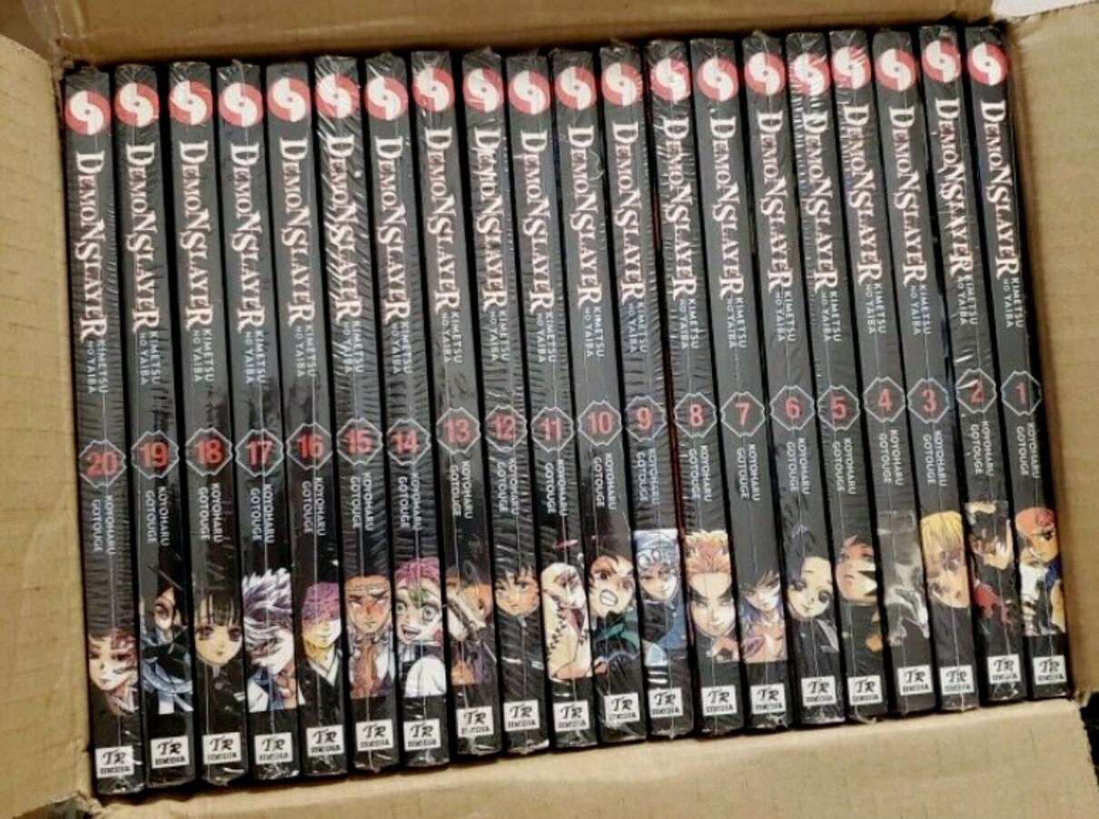 Demon Slayer Kimetsu No Yaiba Manga Volume 1-23 END English Comic ...