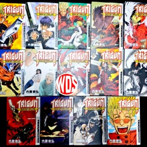 Trigun Maximum Manga Volume 1-14 Complete Set (END) by Ysuhiro Nightow ...
