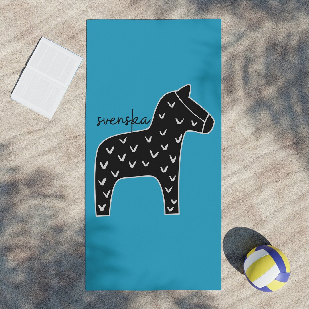 Beach Towels, Swedish Beach Towel, Sweden Beach Towel, Swedish Gift ...