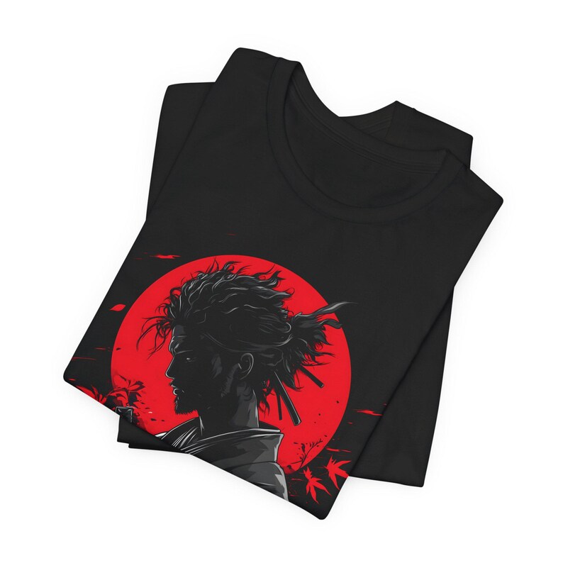 Samurai Warrior Anime T-shirt | Japanese Samurai T Shirt | Samurai ...