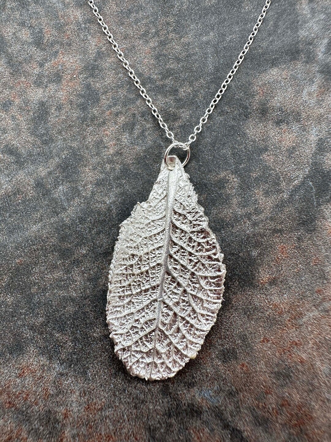 Primrose Leaf - Real Primrose Leaf Silver - Real Leaf Handmade Silver ...
