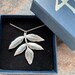 Silver Rowan Leaf Real Rowan Leaf Silver Real Leaf Handmade Silver ...