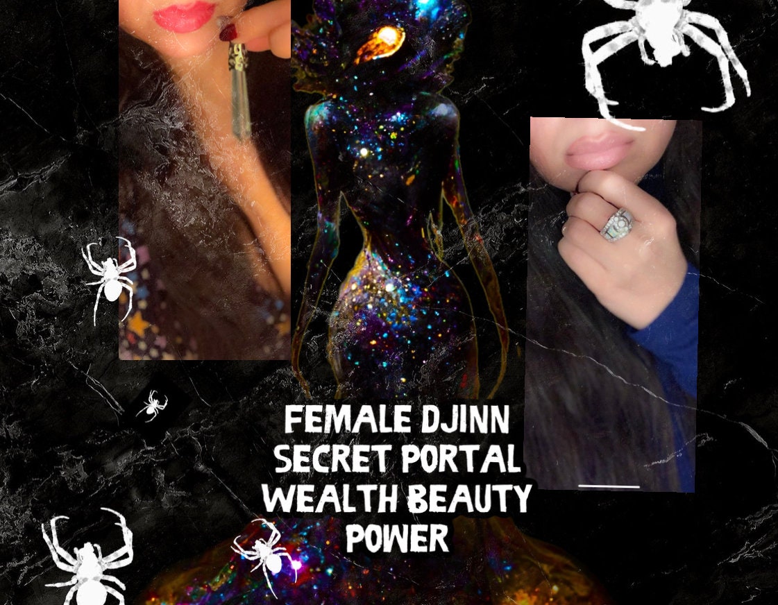 Rare FEMALE DJINN Secret PORTAL Wealth Power Beauty Direct Binding ...